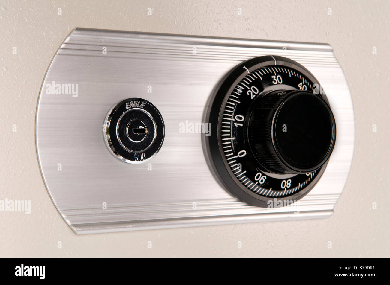 Safe Dial And Lock Stock Photo - Alamy