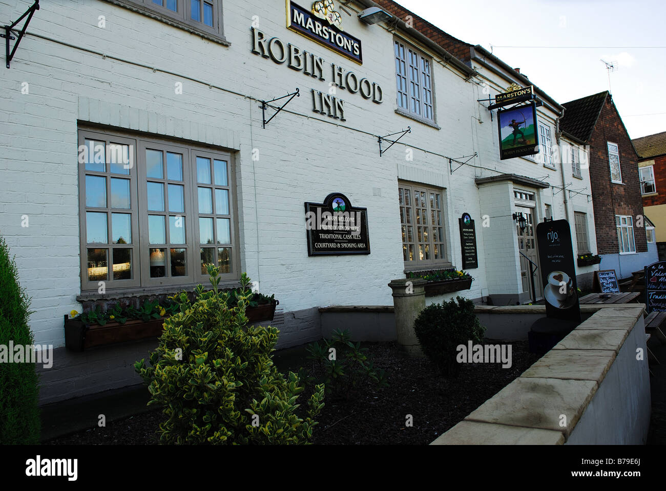 Lambley Village Public House Stock Photo - Alamy