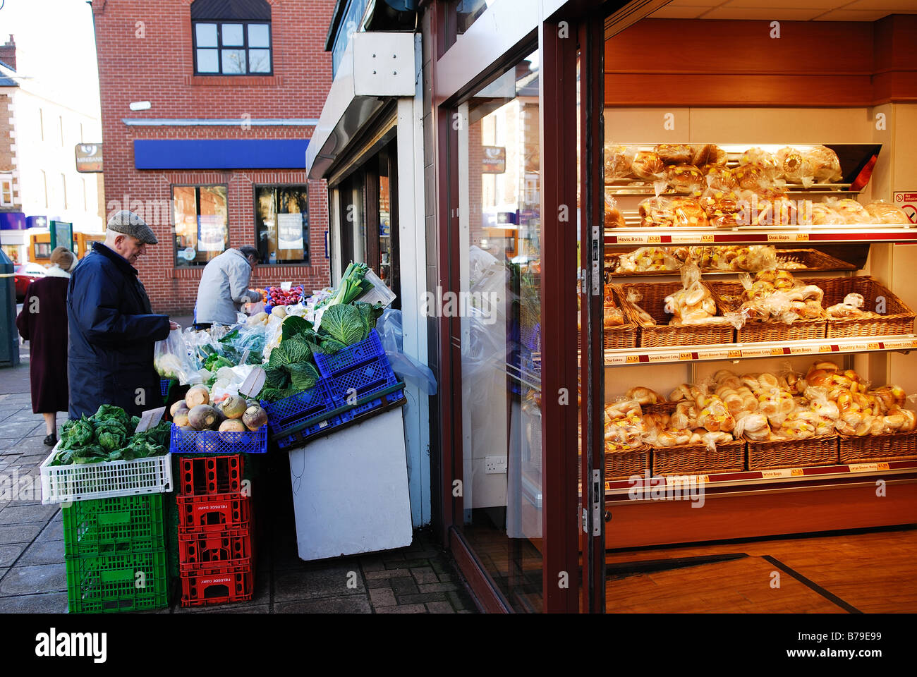 Hucknall High Street Stock Photo - Alamy