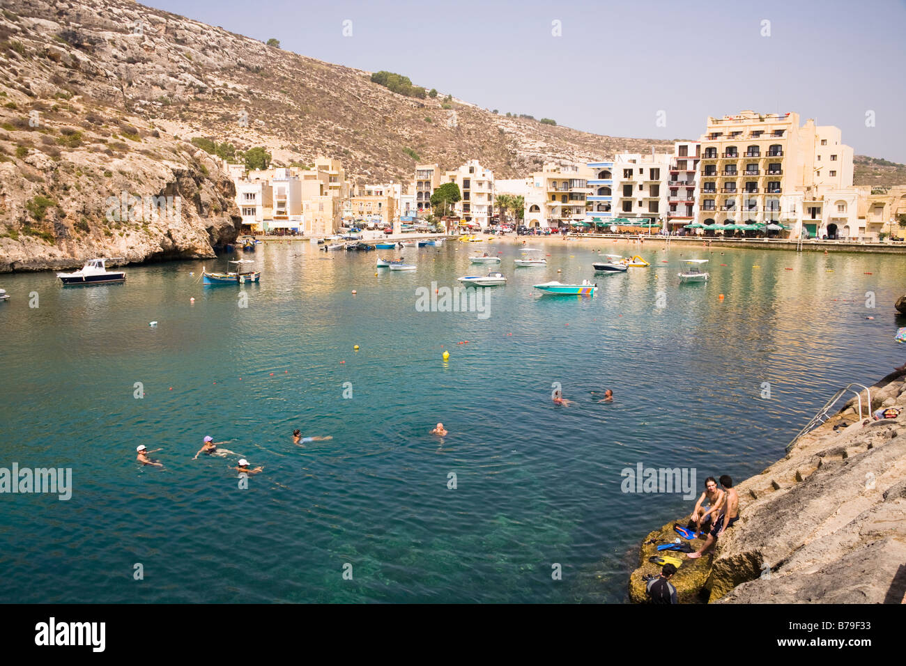 Xlendi fishing village, Gozo, Malta Stock Photo - Alamy