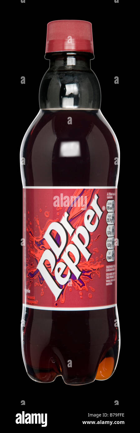 Dr Pepper Bottle Stock Photo - Alamy