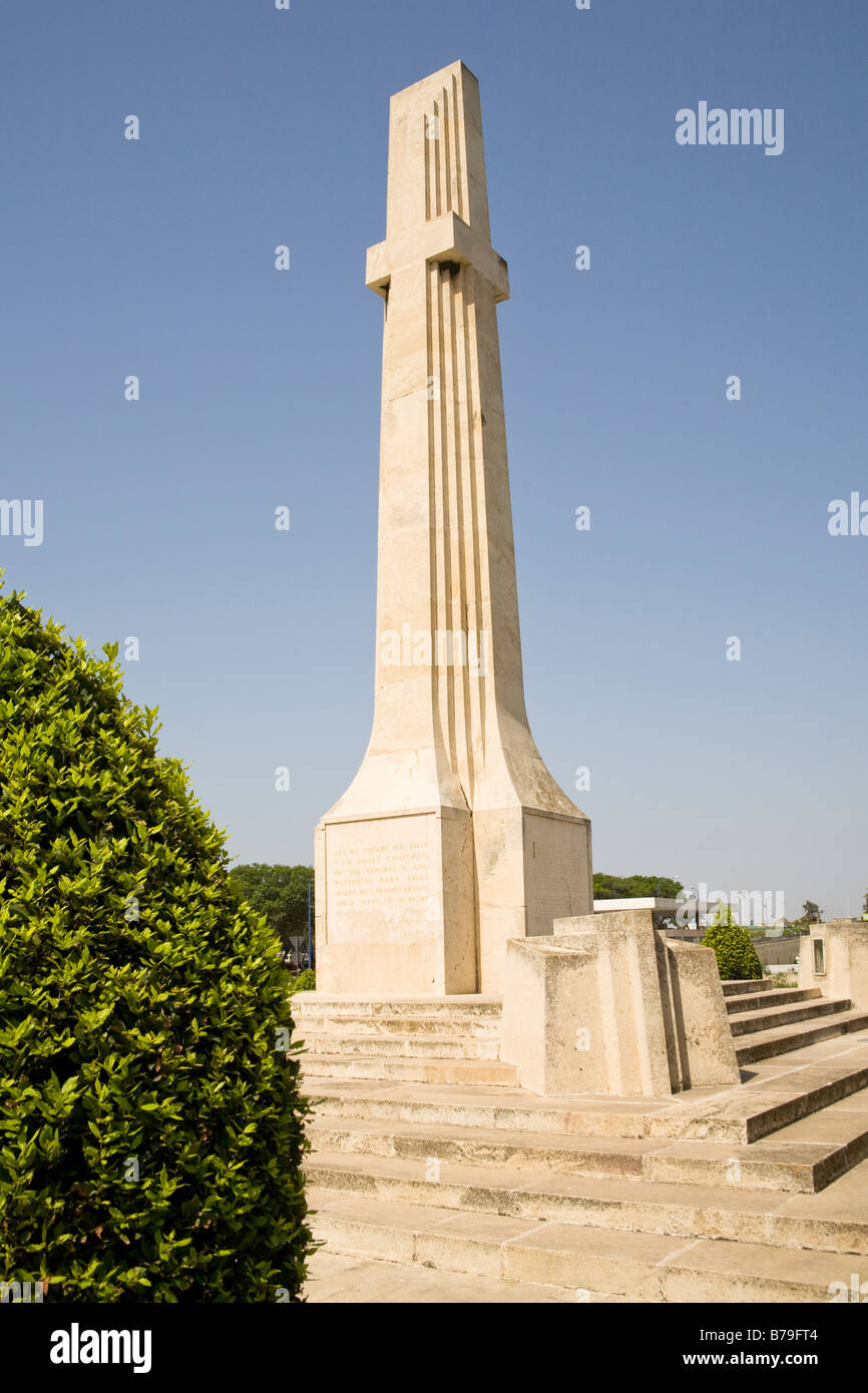 Second World War Memorial, Floriana, Valletta, Malta Stock Photo - Alamy