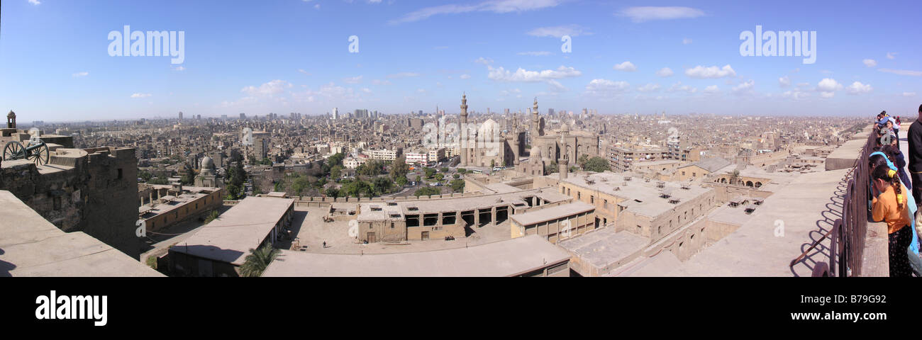Panorama of Cairo as seen from the Citadel Stock Photo - Alamy