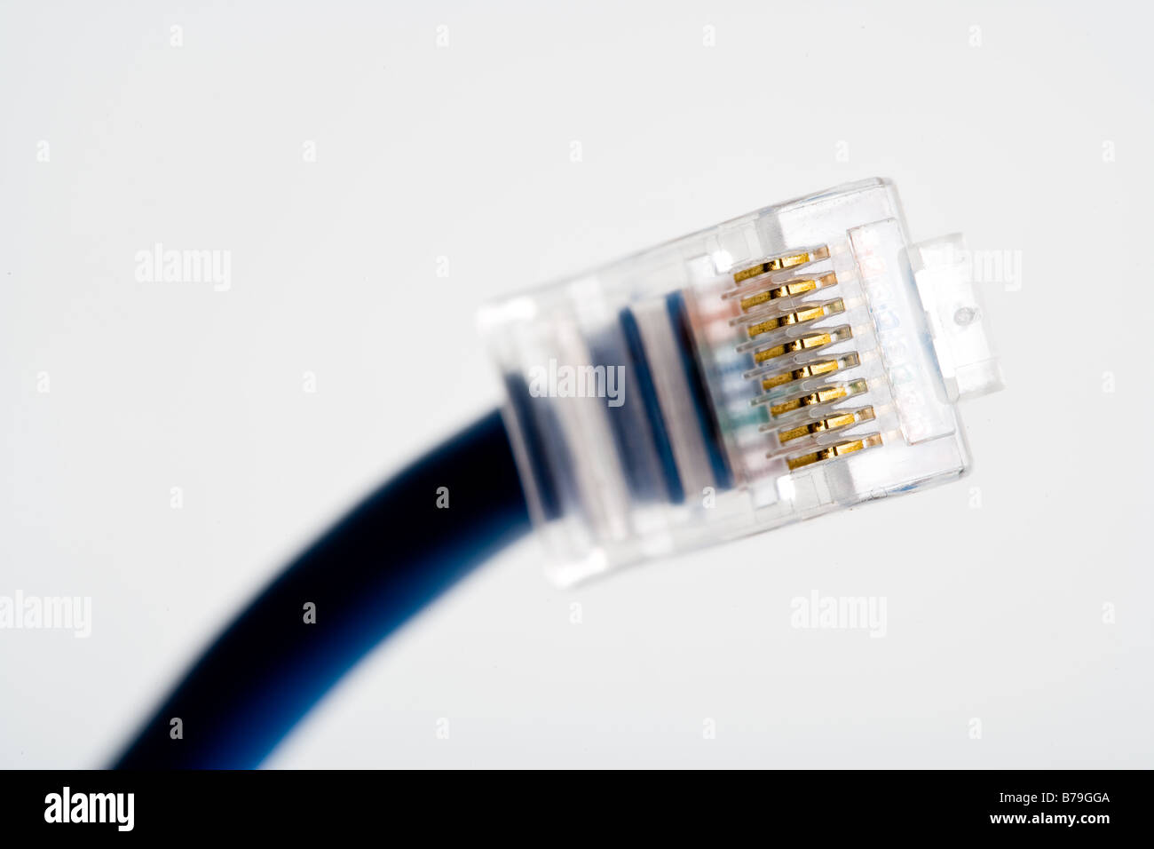 The plug of a high speed communication cable Stock Photo - Alamy