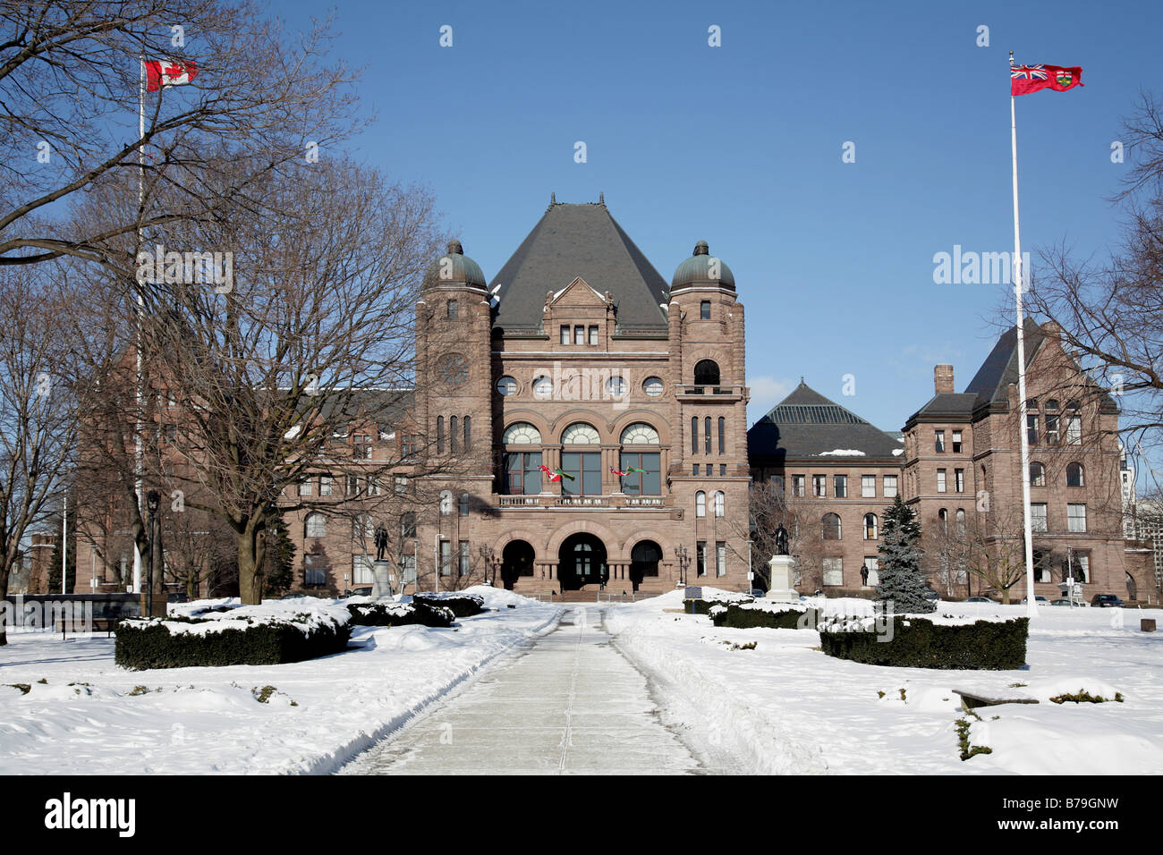 Ontario Provincial Government Parliament Building in Toronto Stock ...