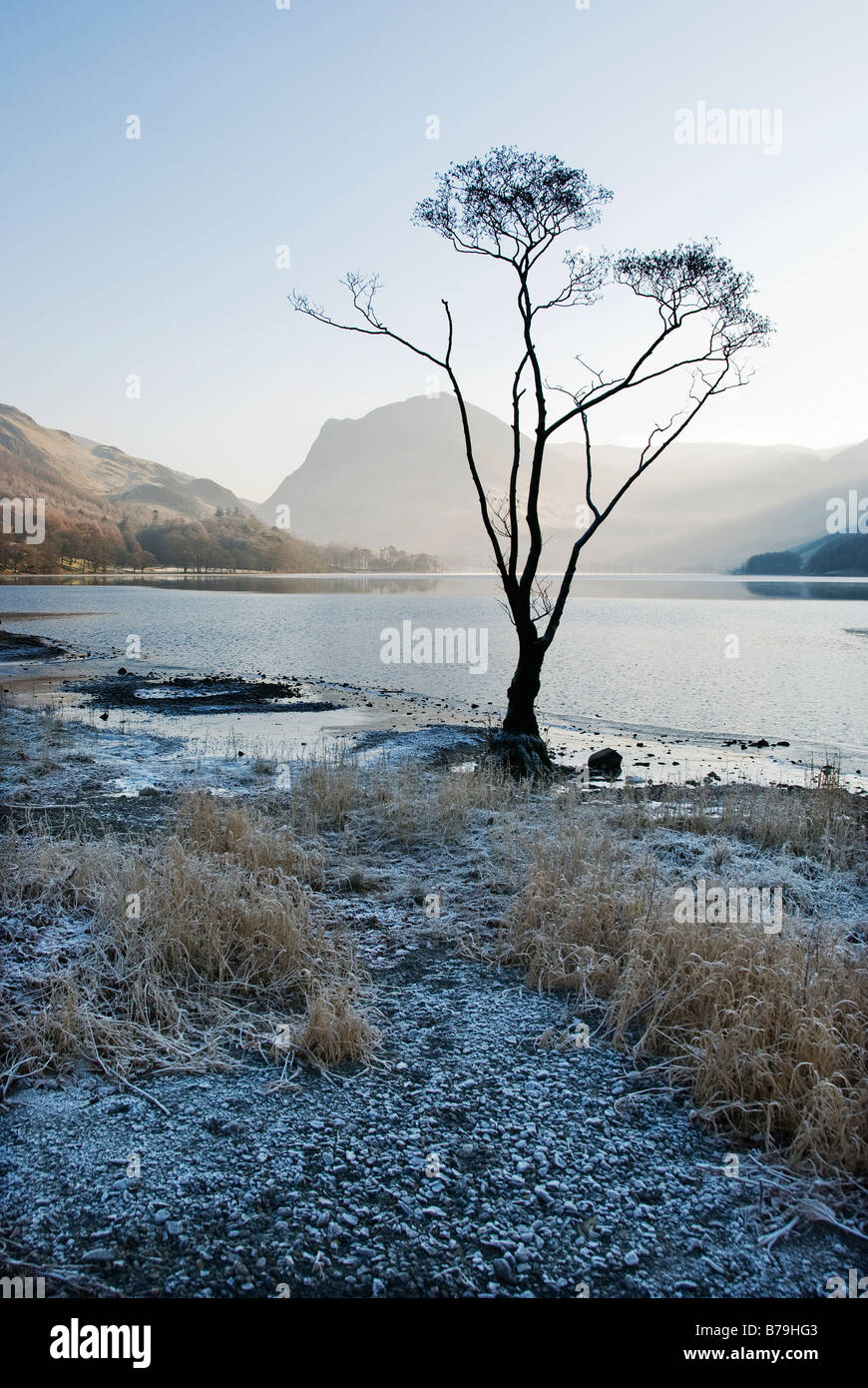 Buttermere with Fleetwith Pike Stock Photo - Alamy