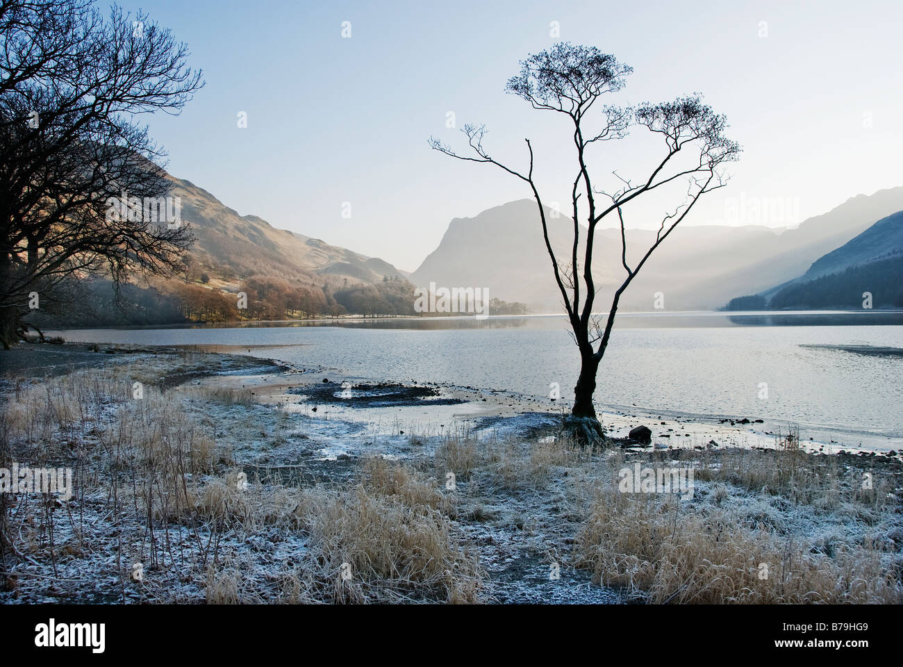 Buttermere with Fleetwith Pike Stock Photo - Alamy