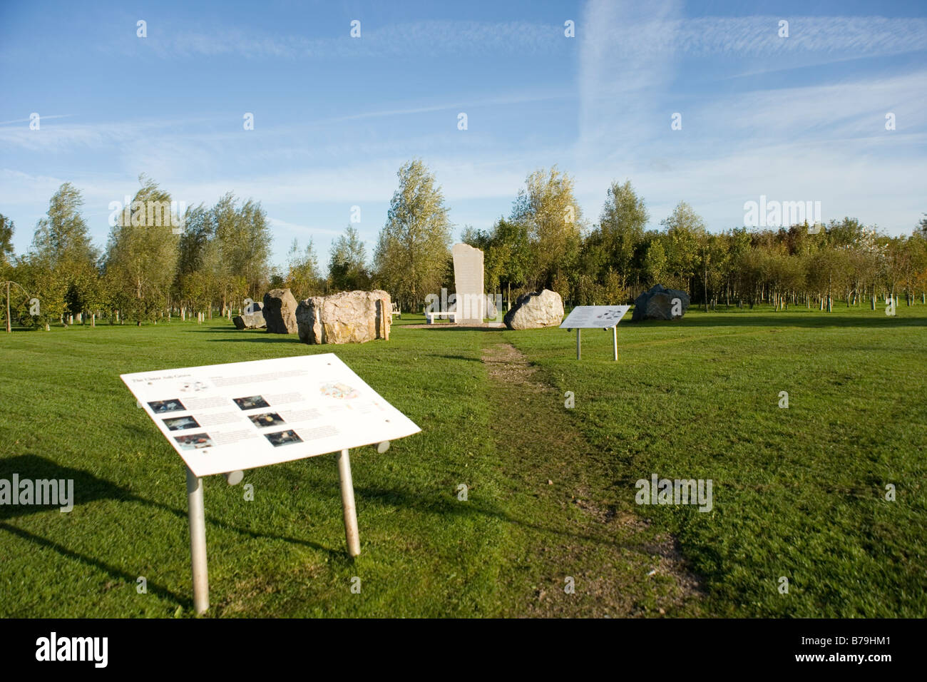 Ulster Ash Grove Memorial at the National Memorial Arboreteum at ...