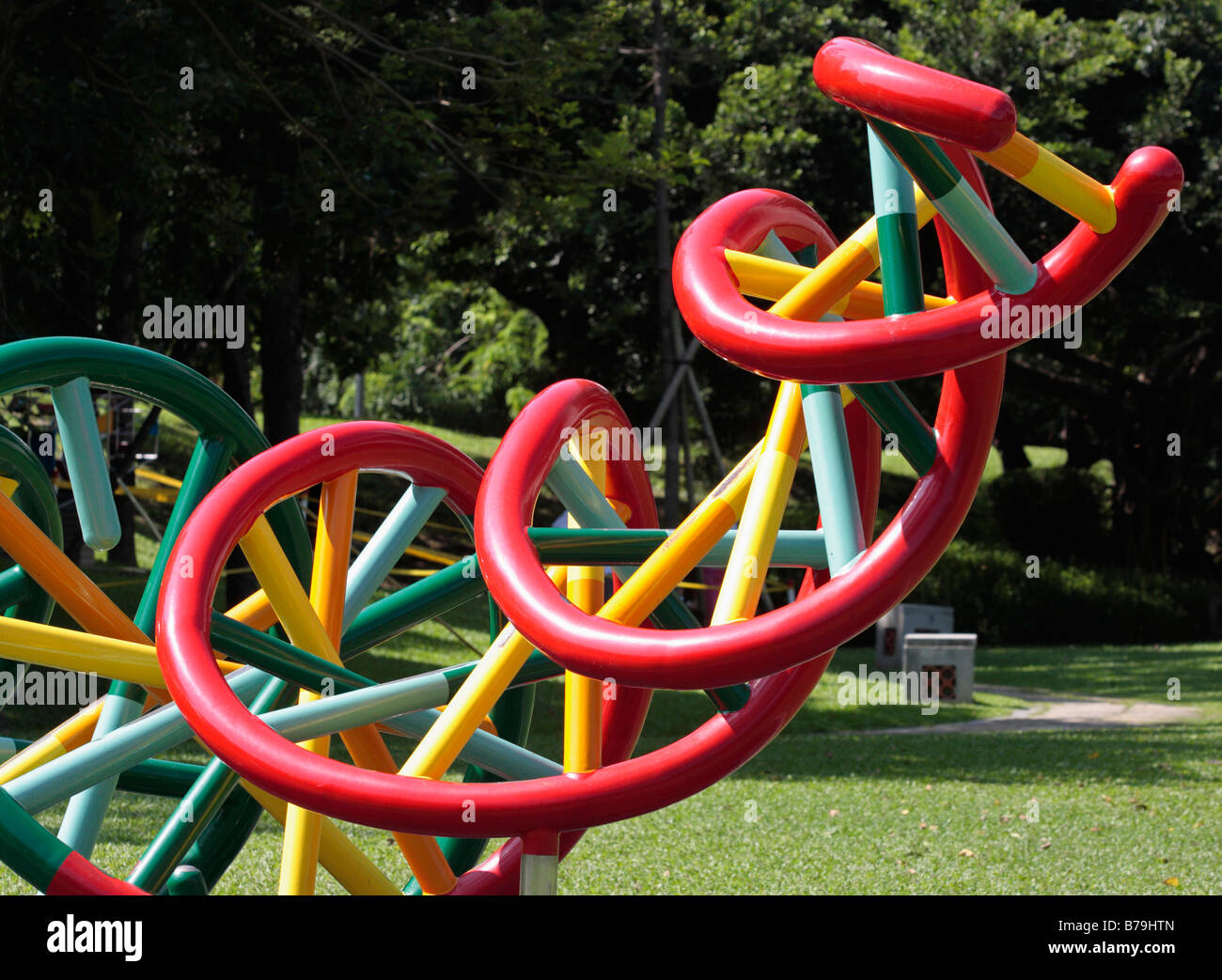Huge size of DNA model displays in National Museum of Natural Science ...