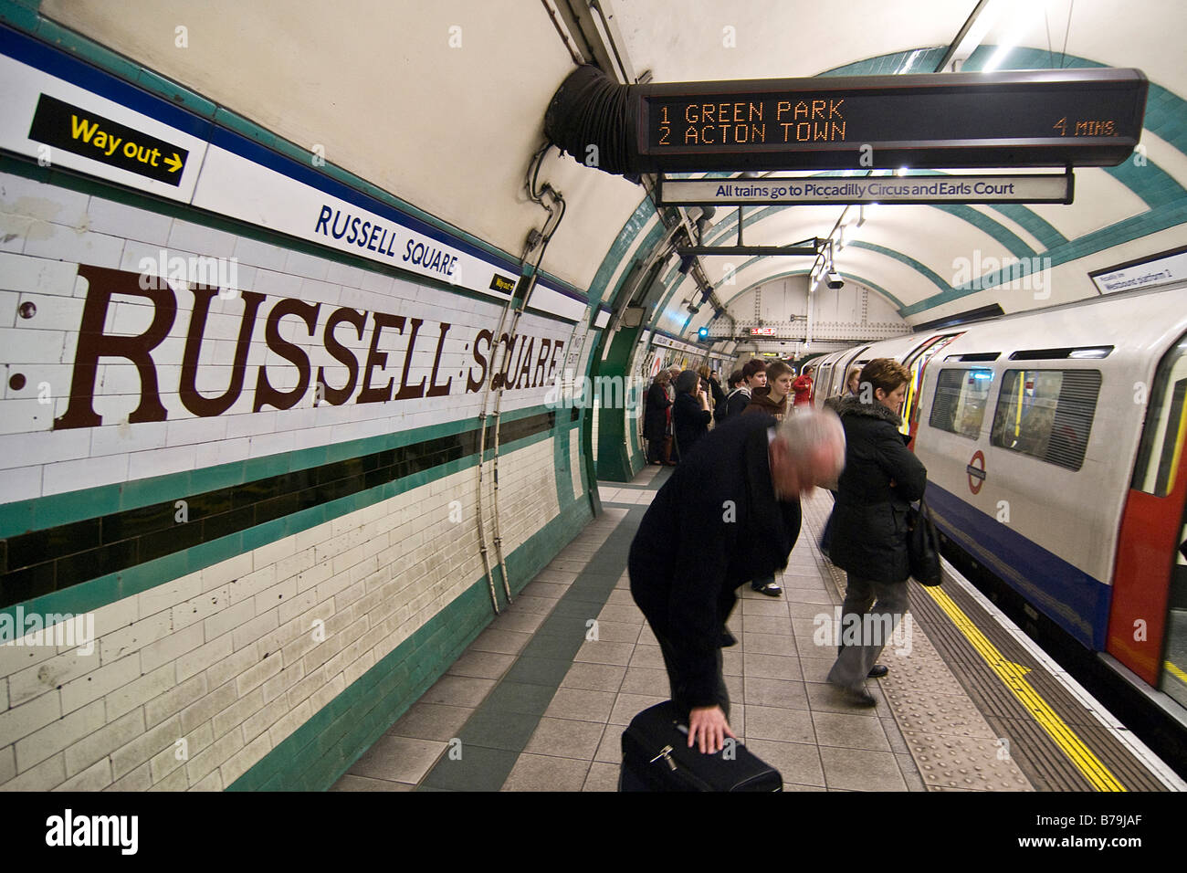 Russell Square Underground Station High Resolution Stock Photography ...