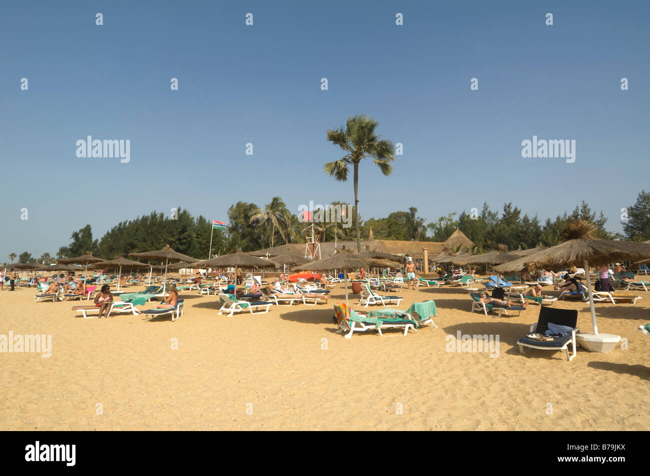Beach Kololi Banjul The Gambia Stock Photo - Alamy