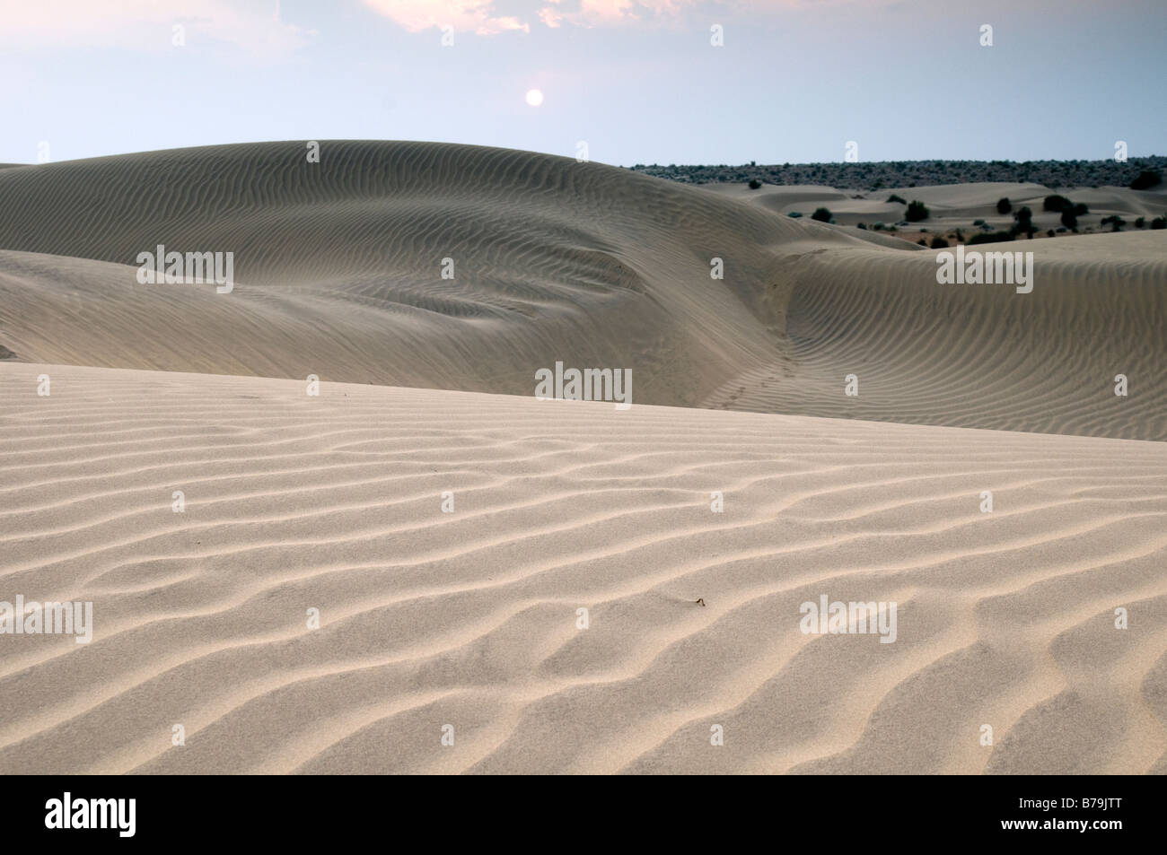 Sand dunes - Thar Desert. Jaisalmer. Rajasthan. India Stock Photo - Alamy