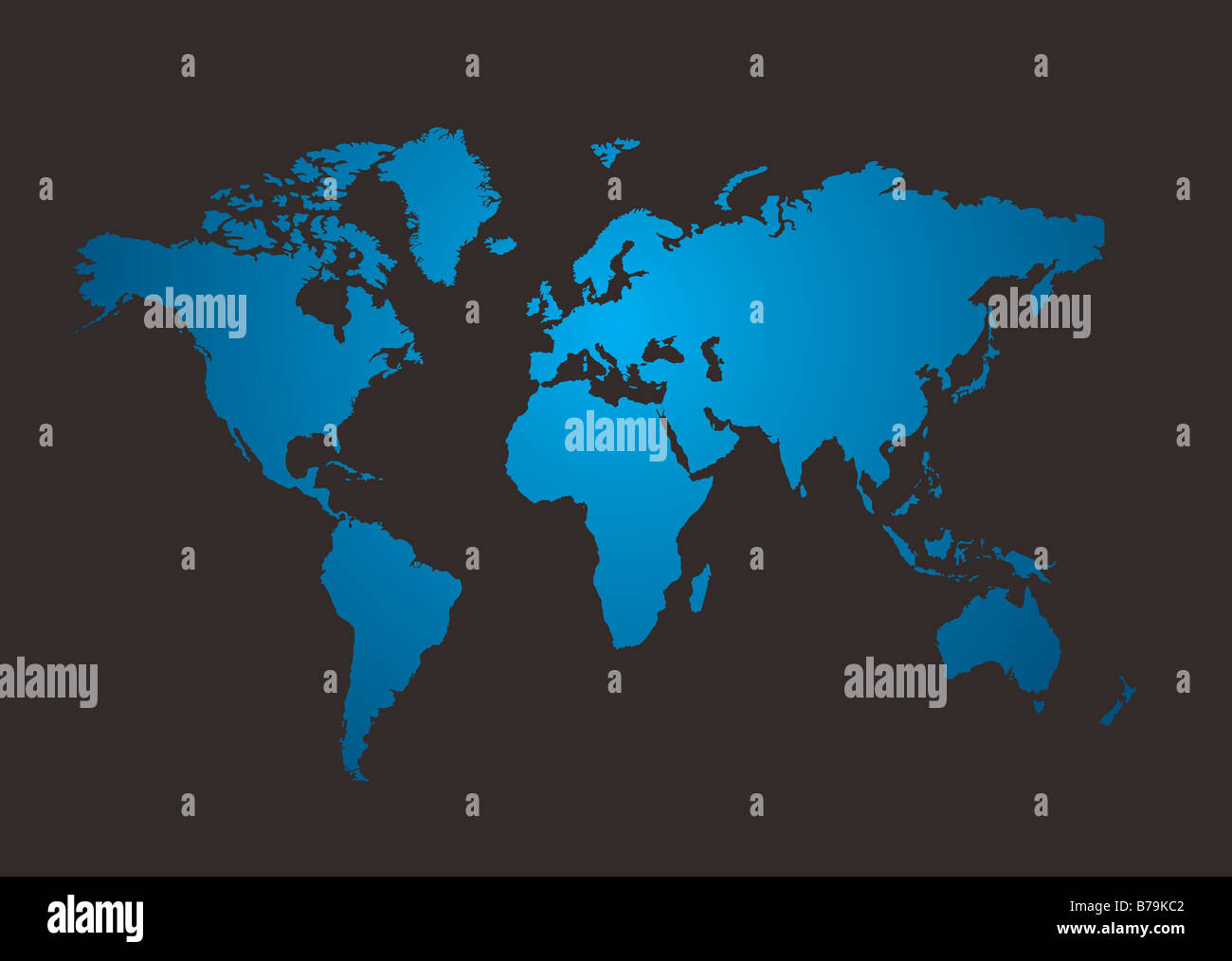 Light gray world map background hi-res stock photography and images - Alamy