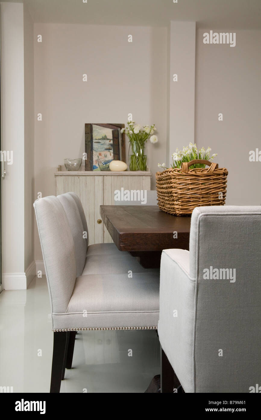 Interior dining table Stock Photo - Alamy