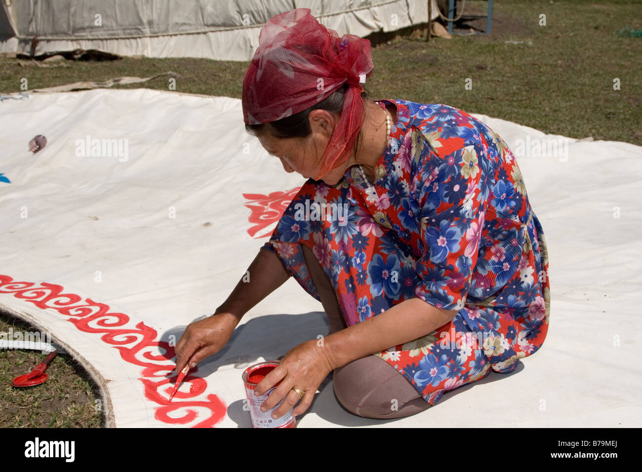 Mongol nomad painting hi-res stock photography and images - Alamy