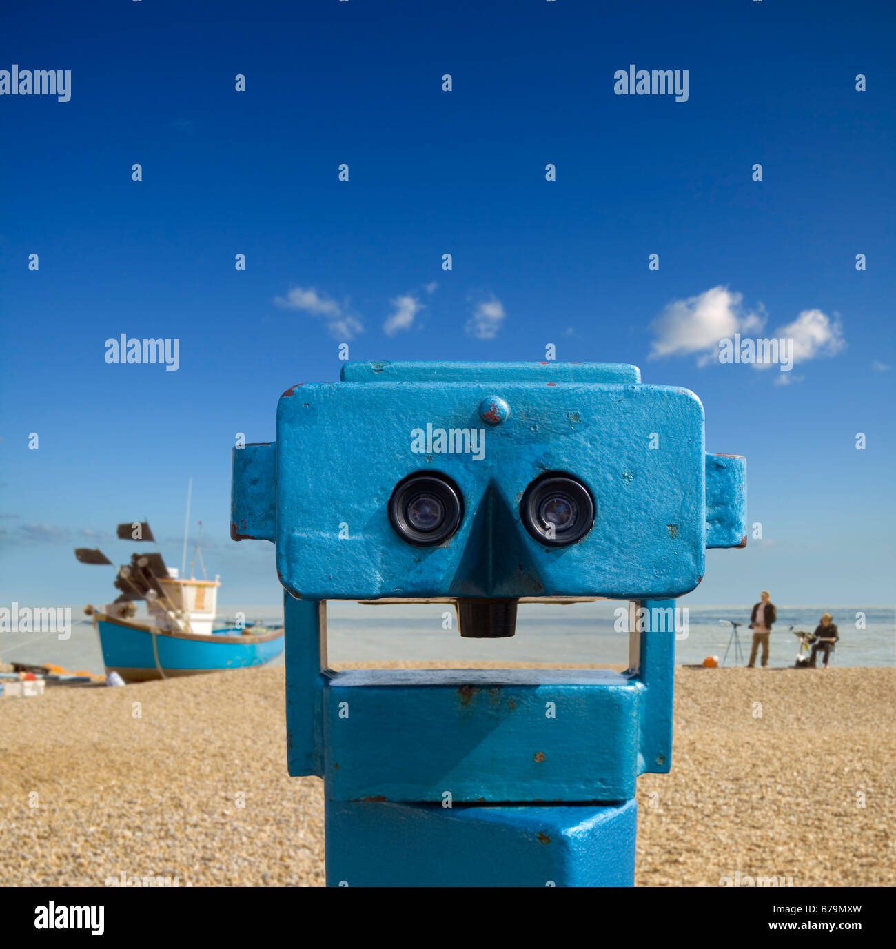 Seaside telescope hi-res stock photography and images - Alamy
