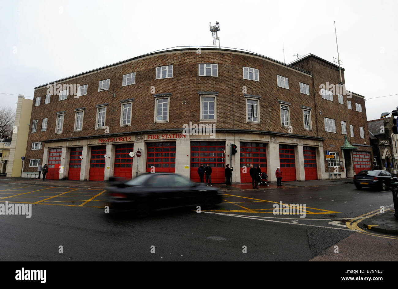 Preston Circus Fire Station in Brighton Stock Photo - Alamy
