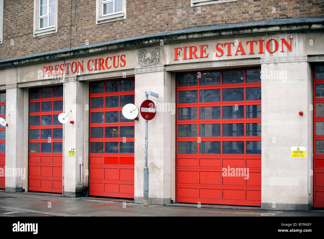 Preston Circus Fire Station in Brighton UK Stock Photo - Alamy