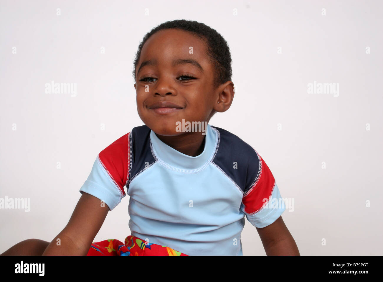 Happy and smiling African American boy Stock Photo - Alamy