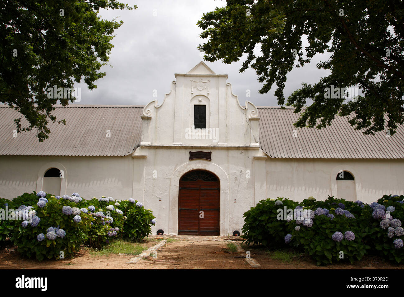 typical cape dutch architecture of the buildings around boschendal one ...