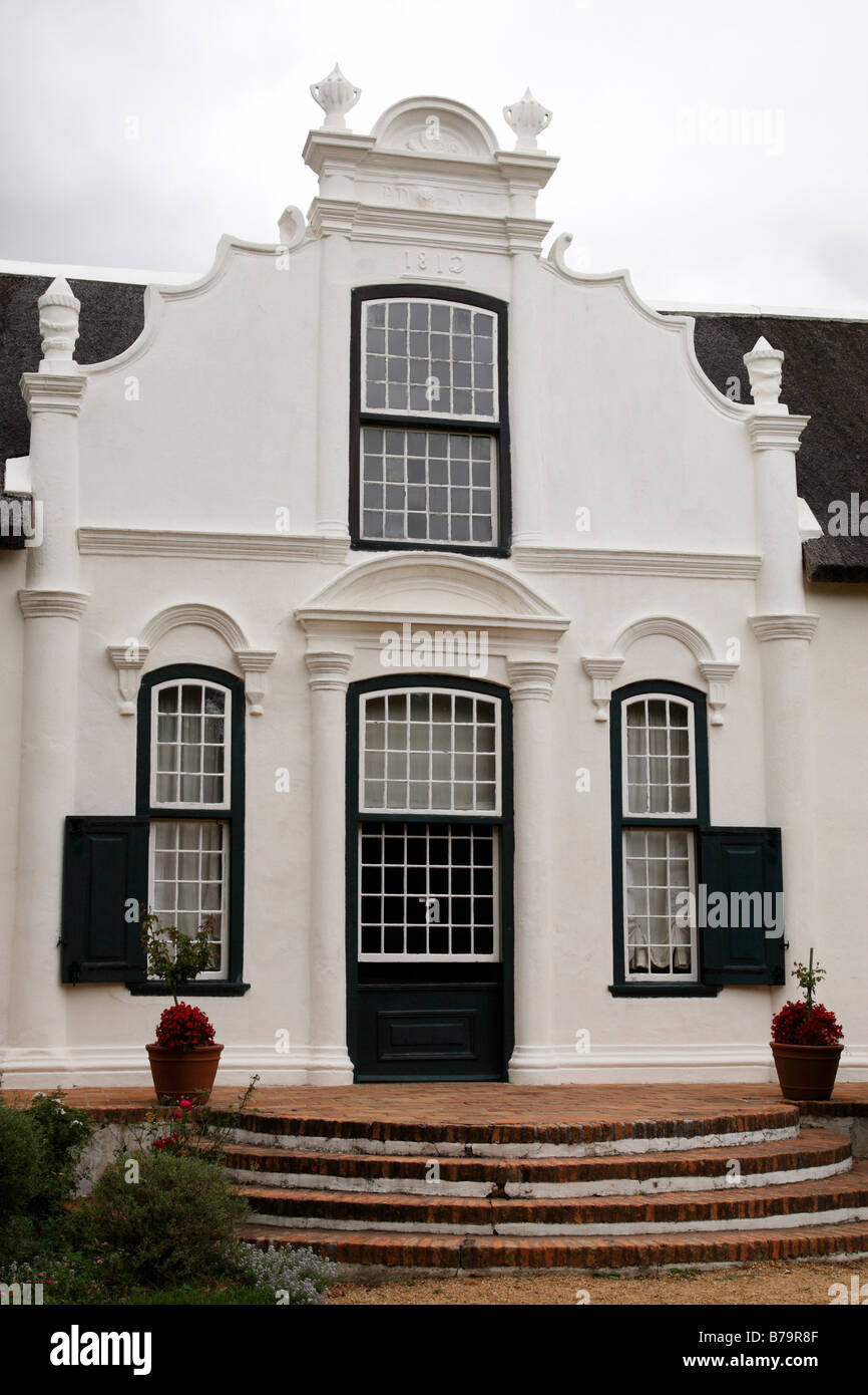 typical cape dutch architecture of the buildings around boschendal one ...