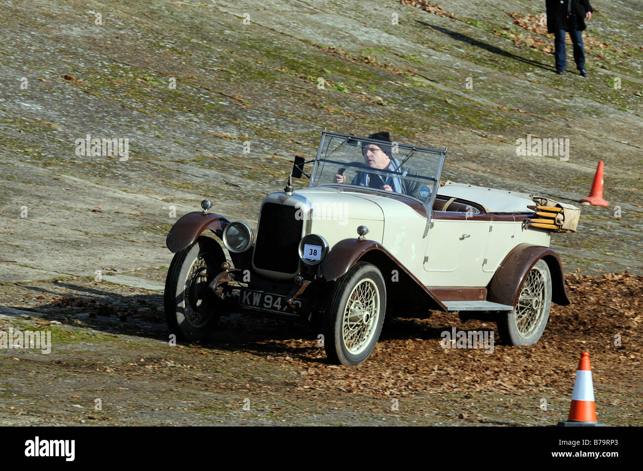 1929 Alvis 12 50 Tourer 1645cc VSCC new year driving tests Brooklands ...