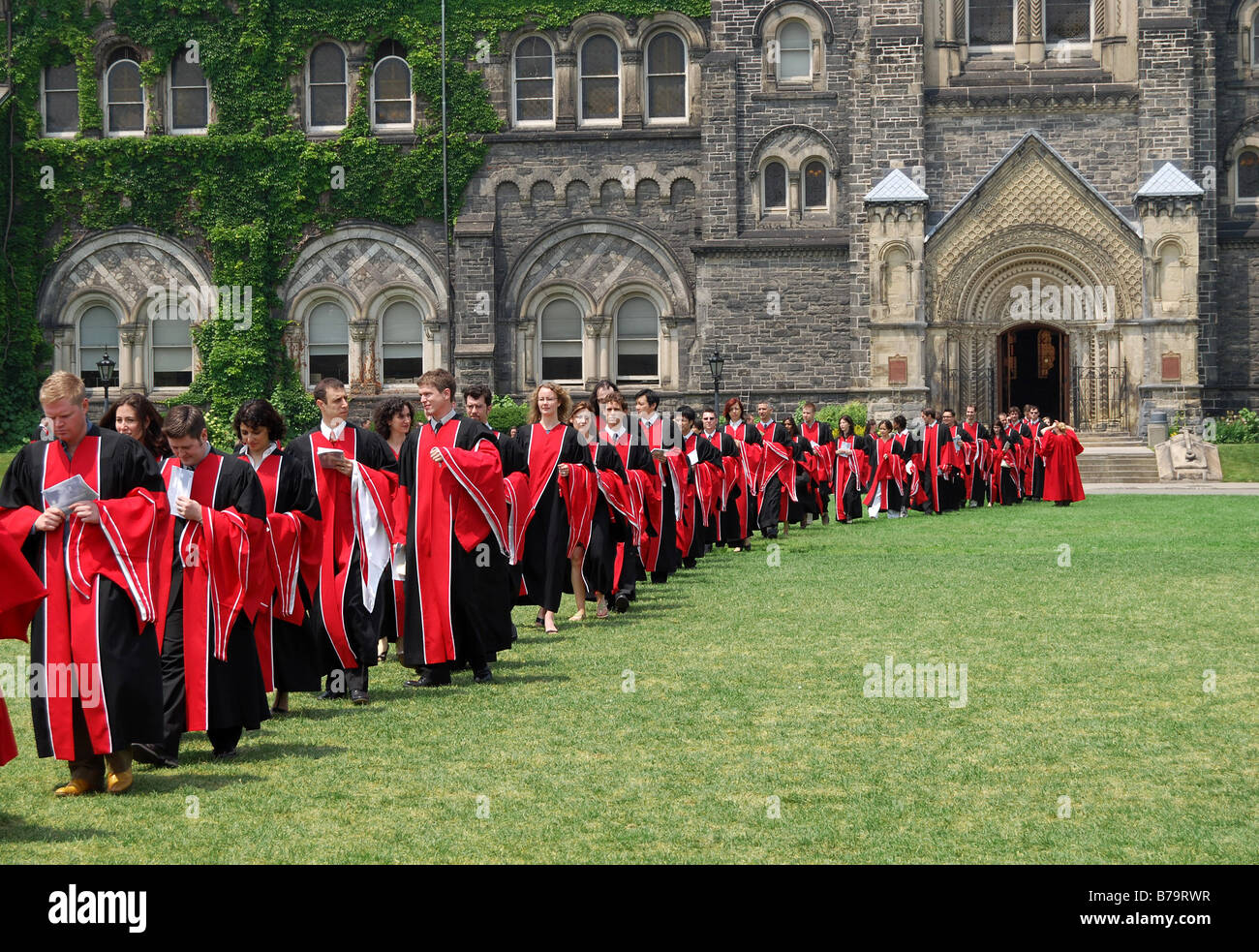University graduation procession Stock Photo - Alamy