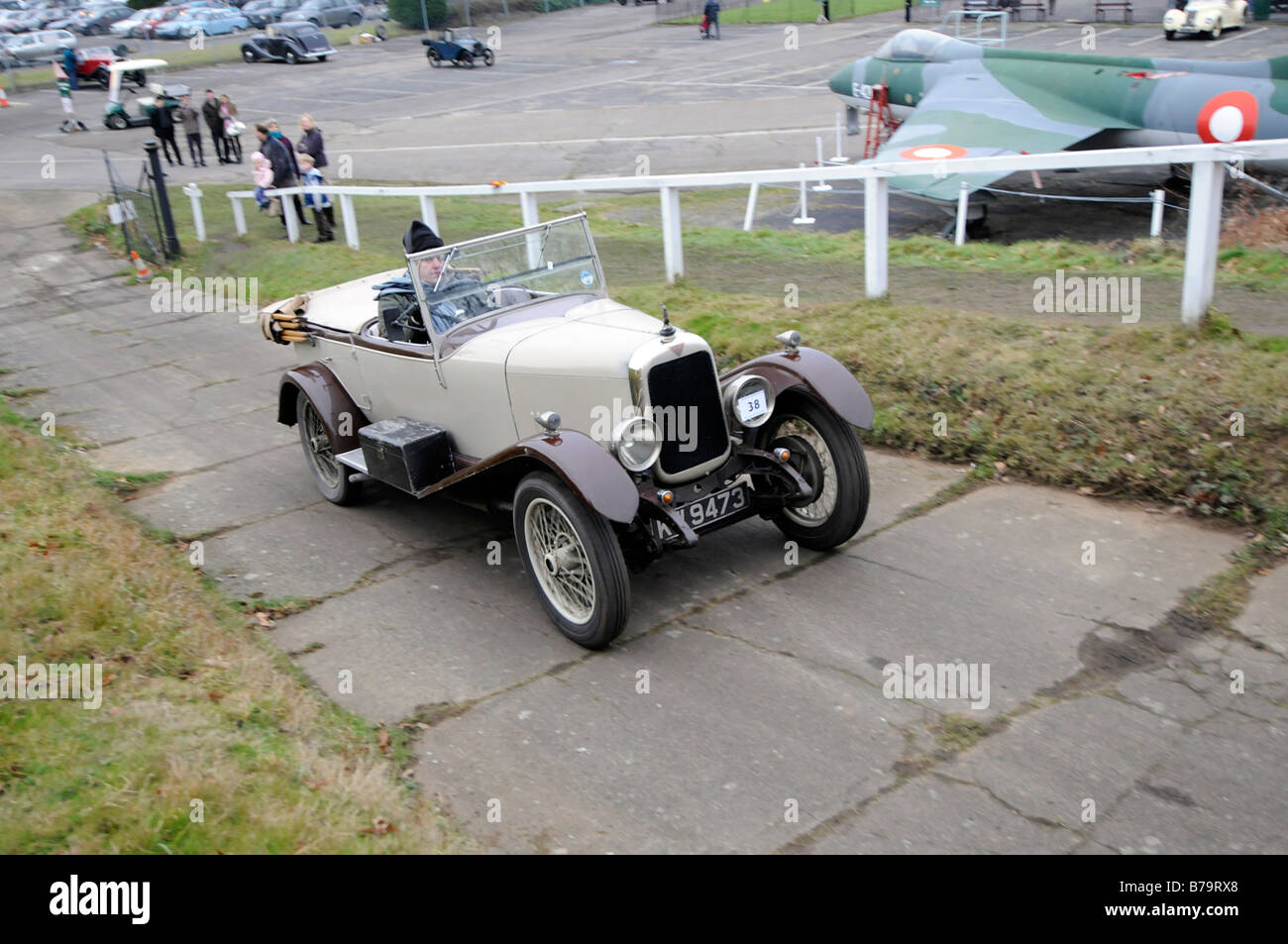 1929 Alvis 12 50 Tourer 1645cc VSCC new year driving tests Brooklands ...