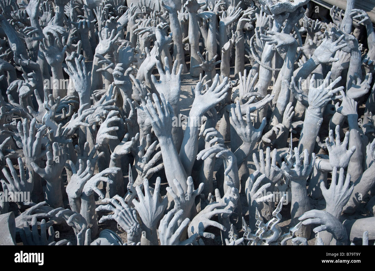 Depiction of Hell from Buddhist perspective Stock Photo - Alamy