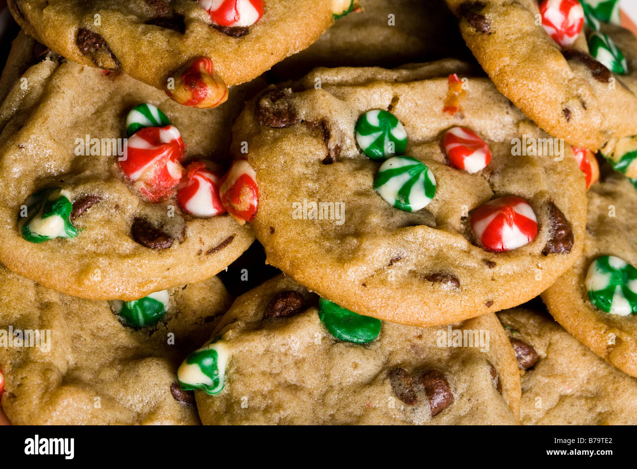 A plate full of cookies Stock Photo - Alamy