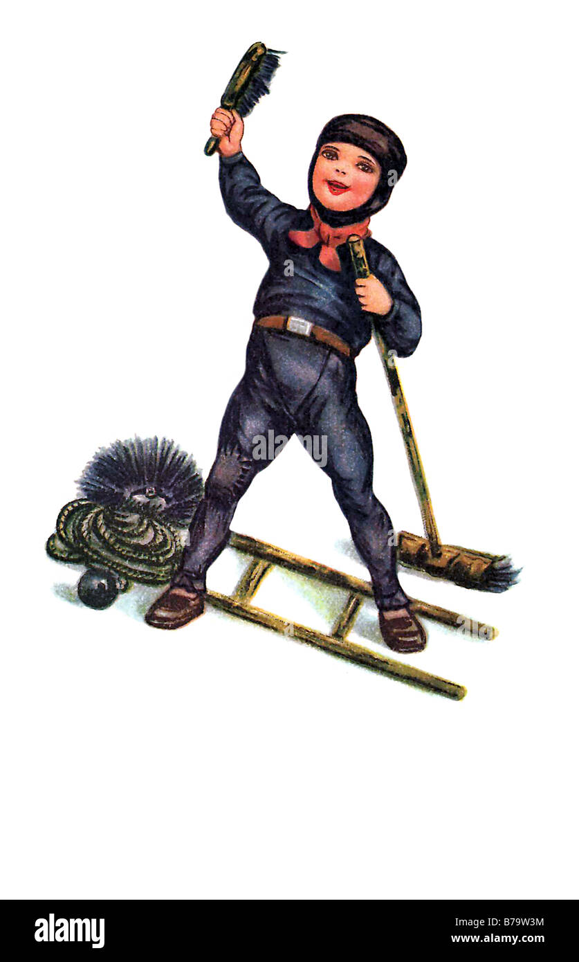 Victorian Chimney Boy Cut Out Stock Images & Pictures - Alamy