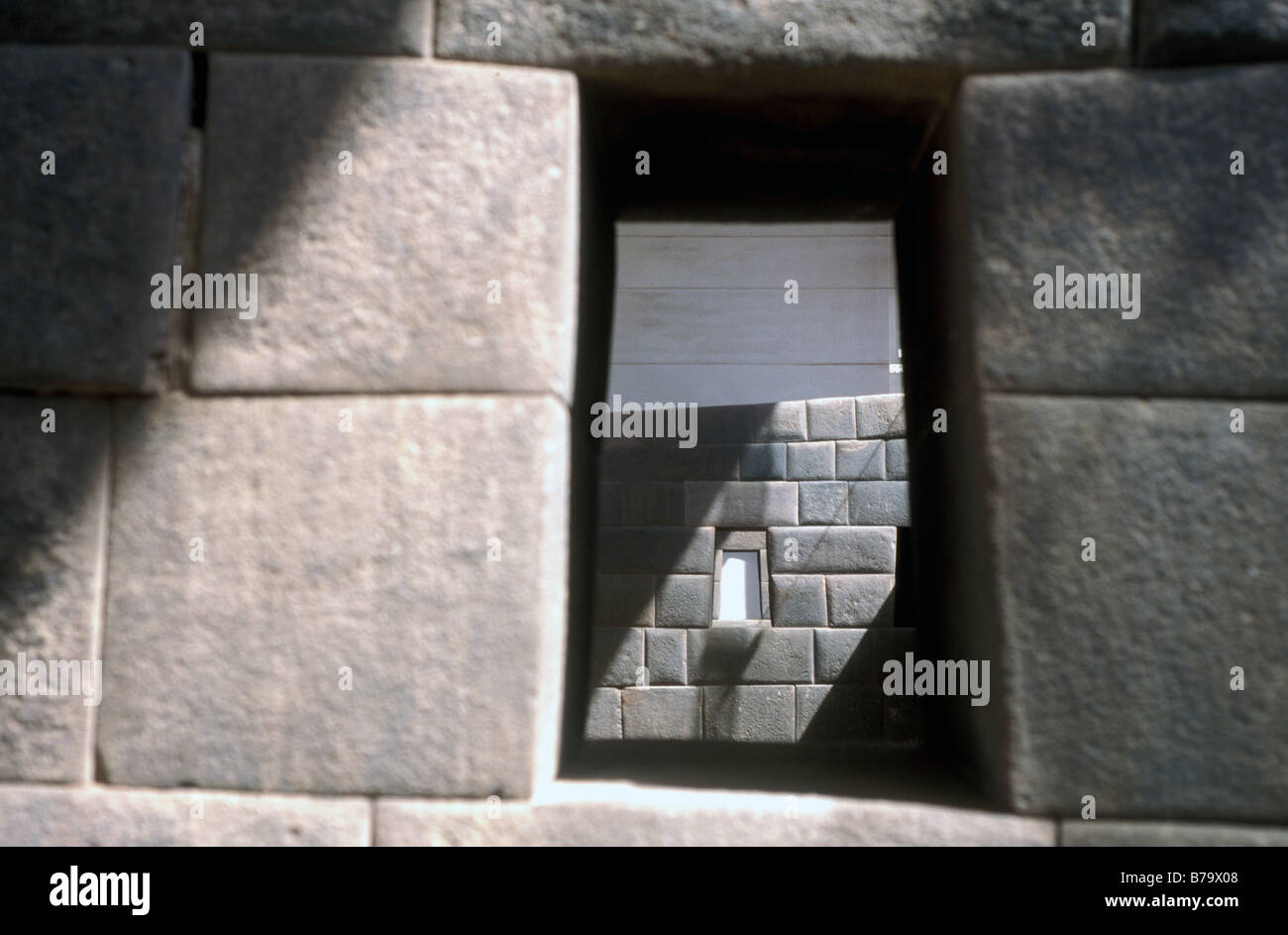 coricancha Temple of the Sun interior cusco sacred valley peru Stock ...