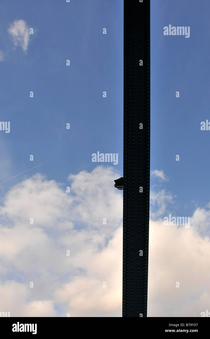 Metal bar with sky background Stock Photo - Alamy
