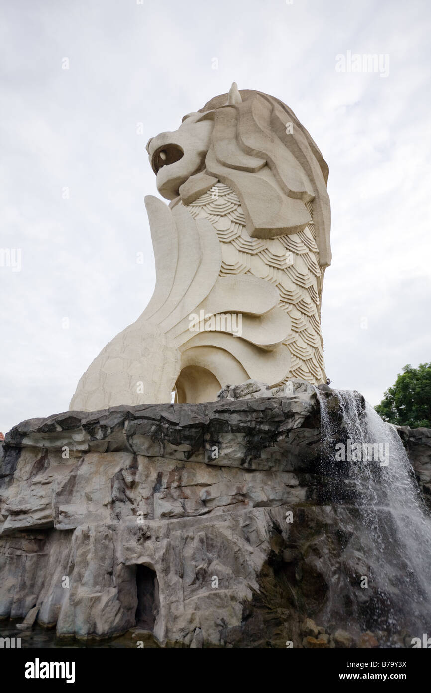 Merlion. Sentosa Island. Singapore Stock Photo - Alamy