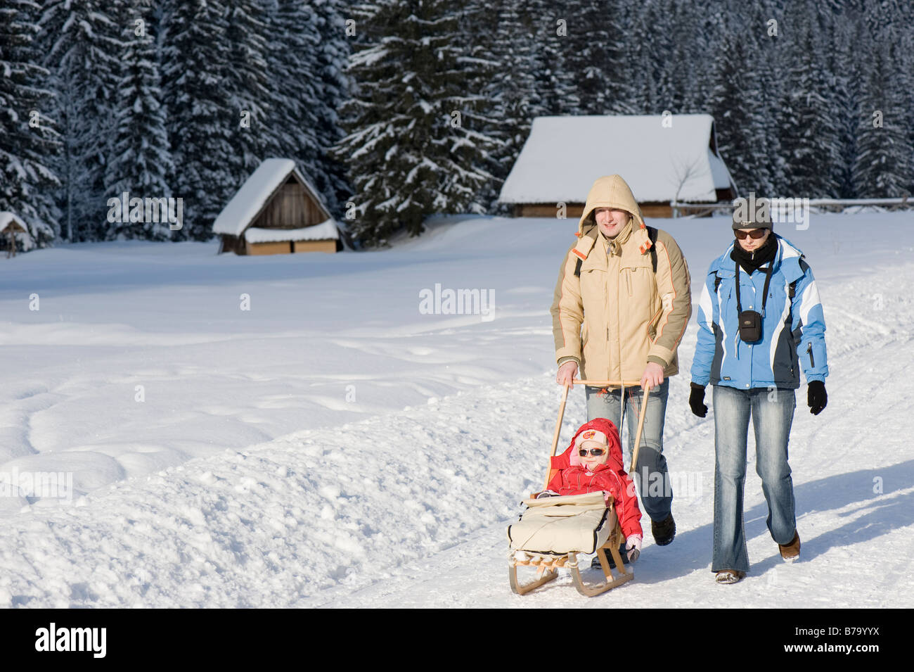 People hiking and strolling in Scenic and picturesque Dolina ...