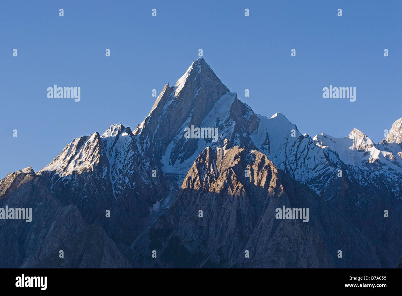 Mount Masherbrum in the Karakoram himalaya in Pakistan Stock Photo - Alamy