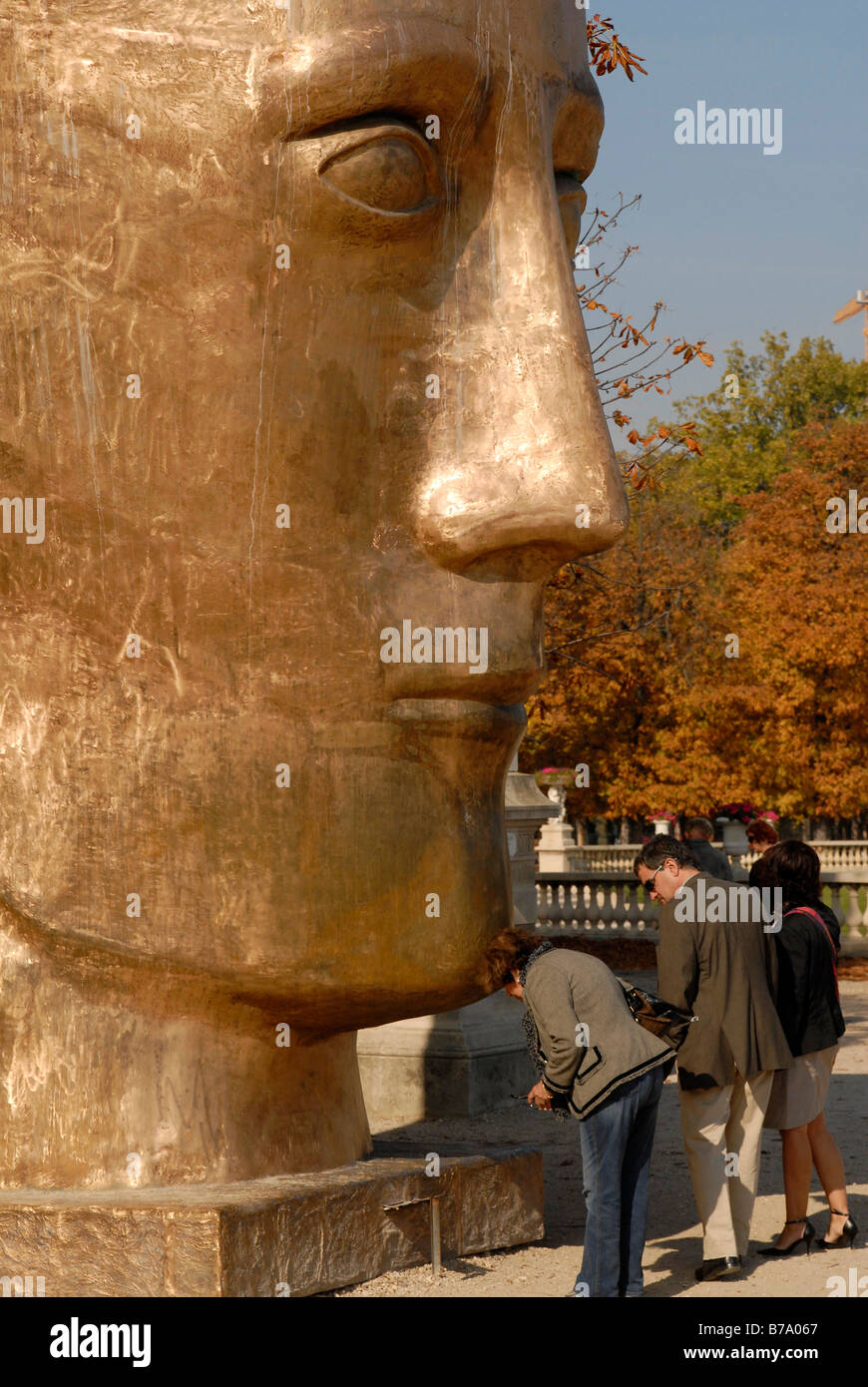 Golden head hi-res stock photography and images - Alamy