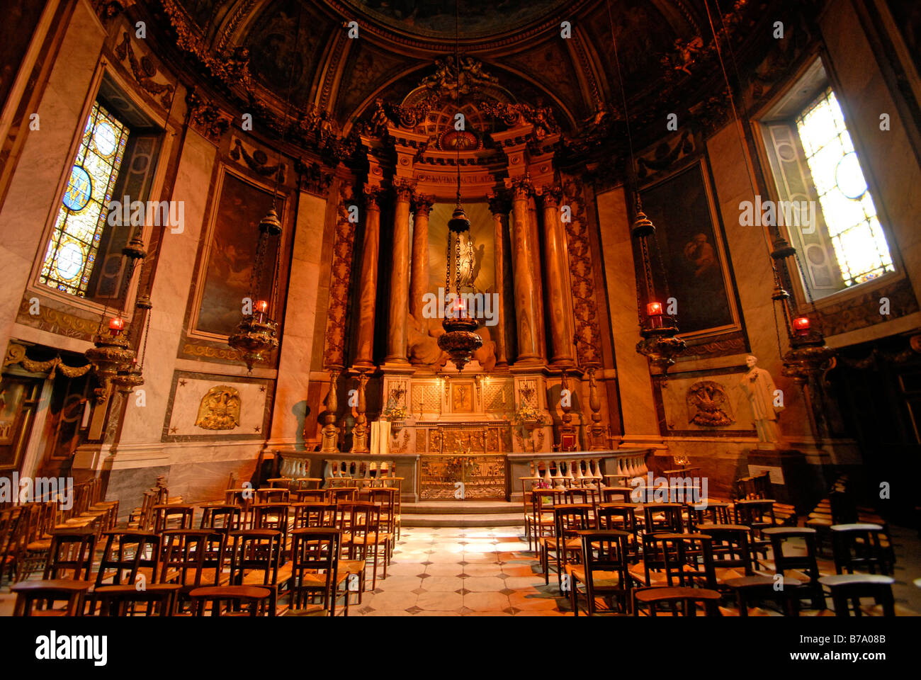 Paris france inside catholic church hi-res stock photography and images ...