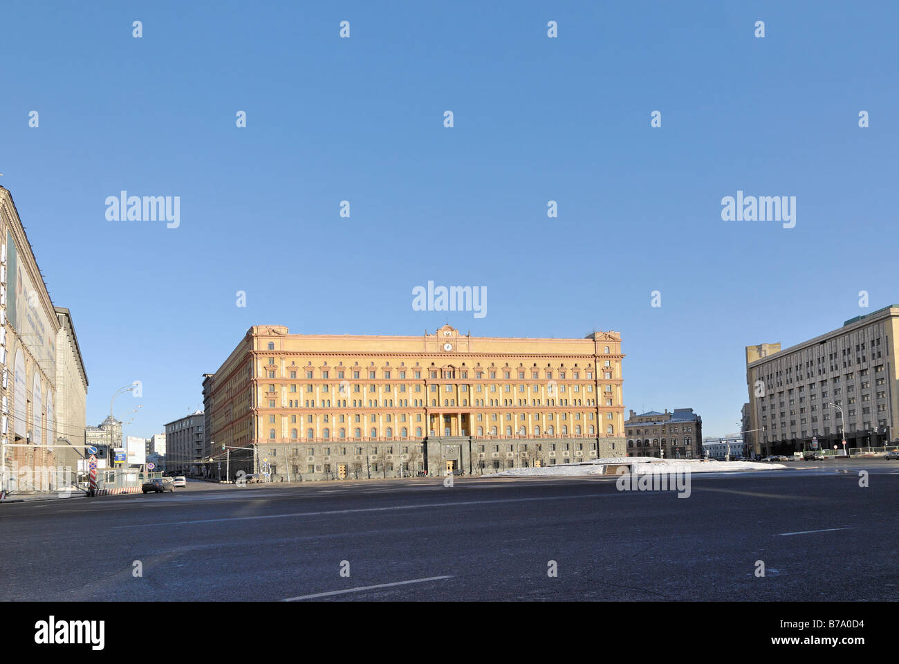 Building of Russian FSB old KGB in Moscow Stock Photo - Alamy