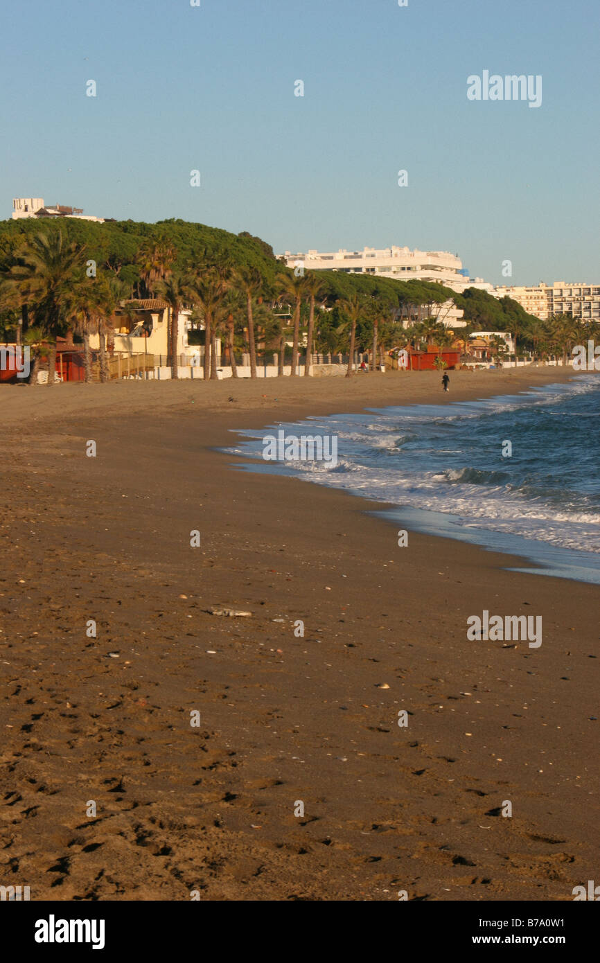 The shore of Marbella, Spain Stock Photo - Alamy