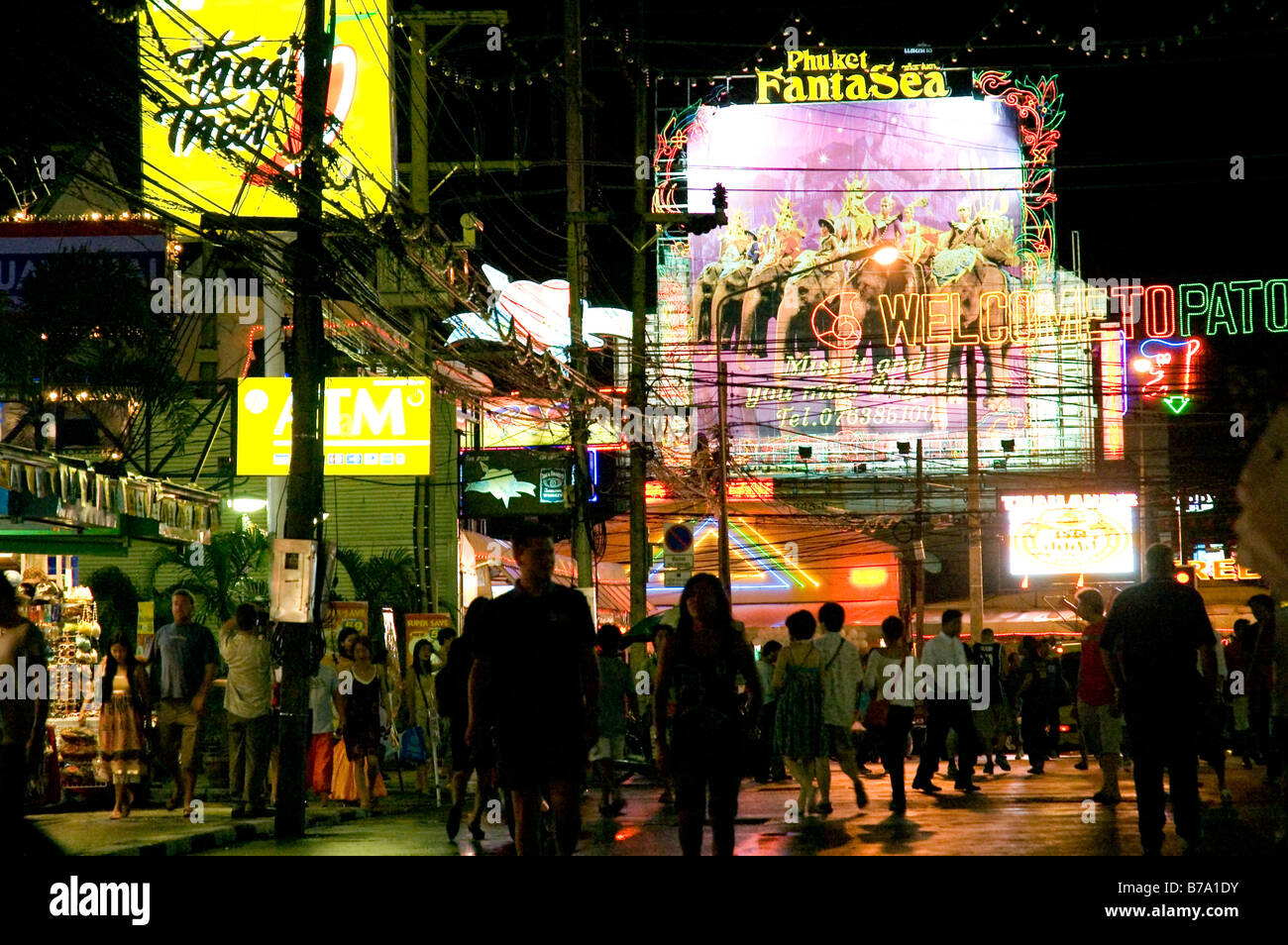 Nightlife patong beach phuket hi-res stock photography and images - Alamy