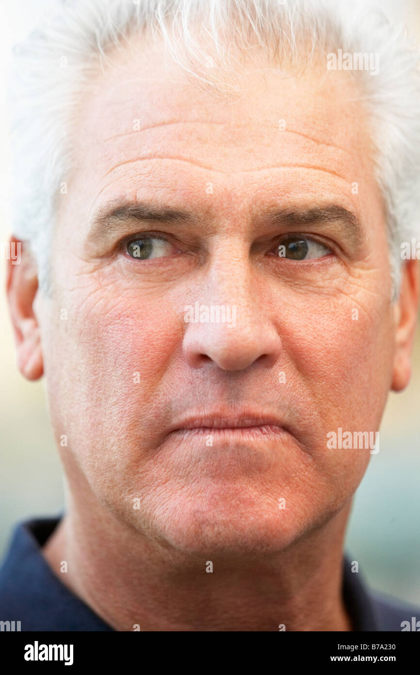 Anxious man headshot hi-res stock photography and images - Alamy