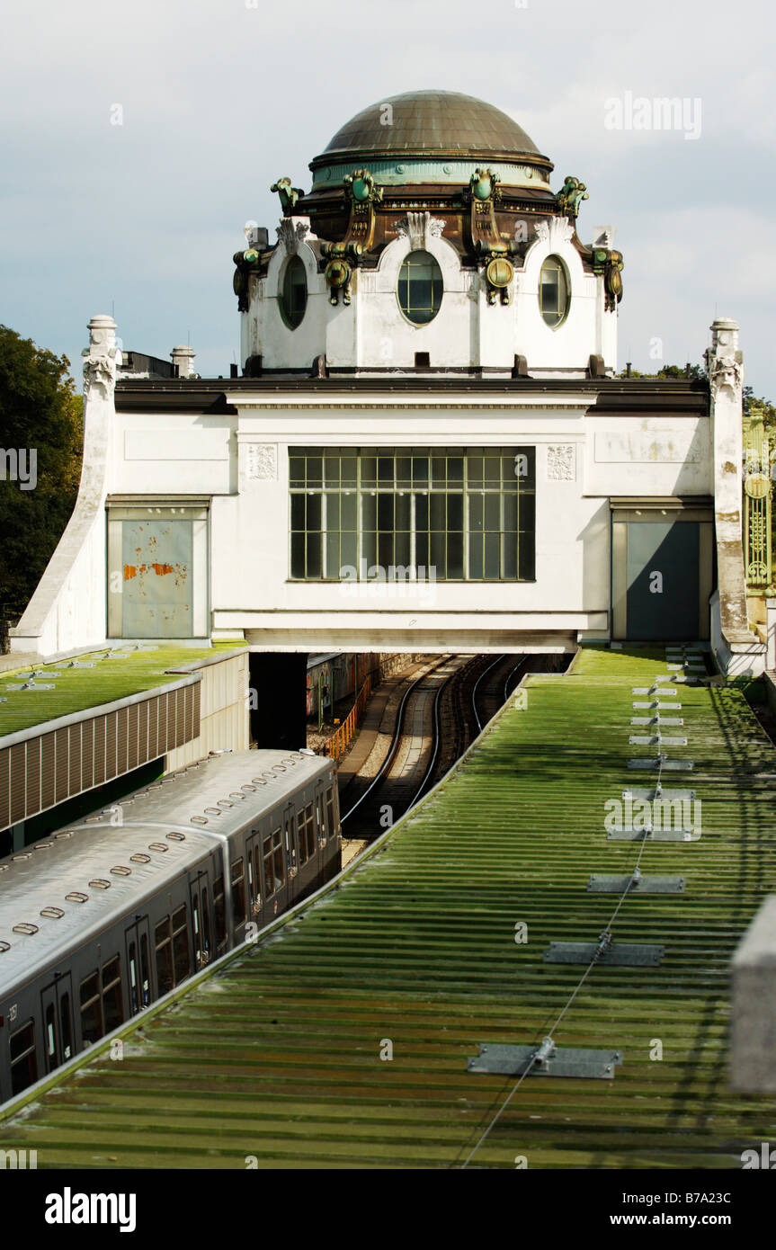 Hietzing underground station by Otto Wagner, Vienna, Austria, Europe ...