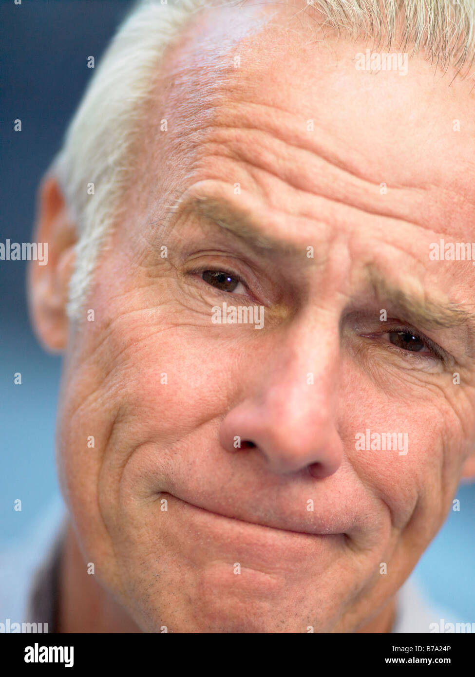 Portrait Of Senior Man Looking At Camera Stock Photo - Alamy