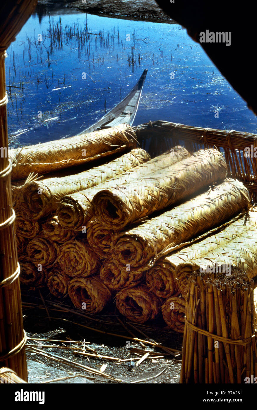 Iraq Straw Mats Made By Marsh Arabs Stock Photo - Alamy