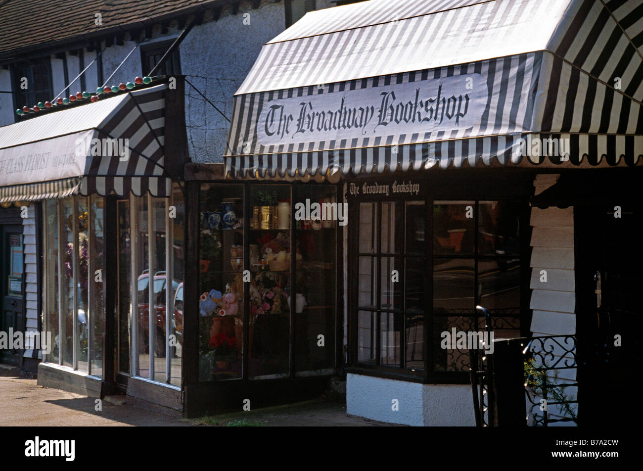 Cheam Village The Broadway Bookshop Shop Surrey Stock Photo - Alamy