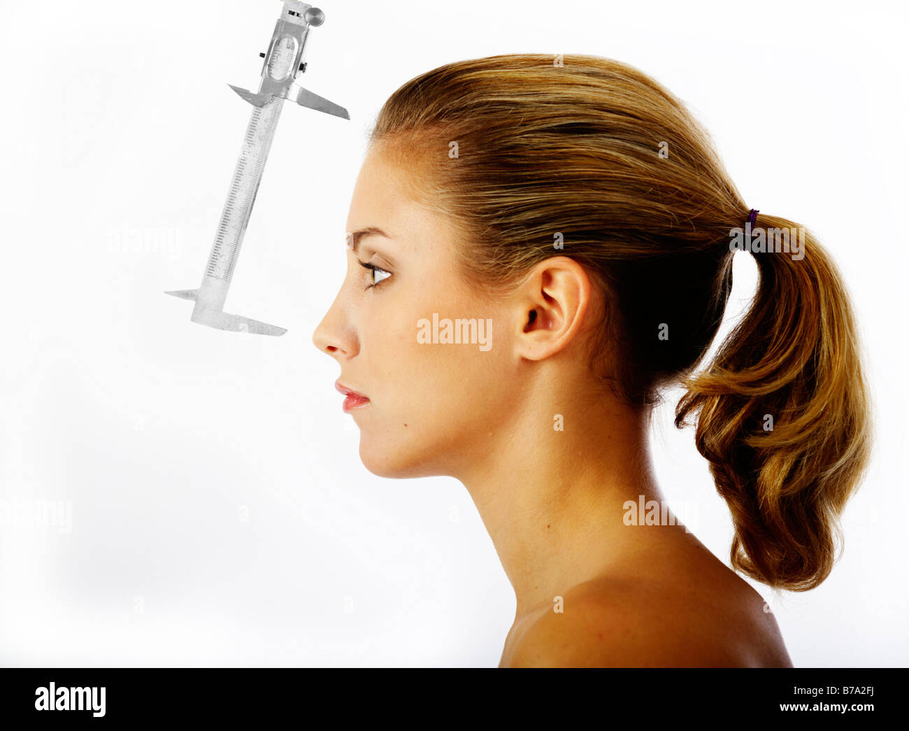 Close up shot caliper measuring hi-res stock photography and images - Alamy