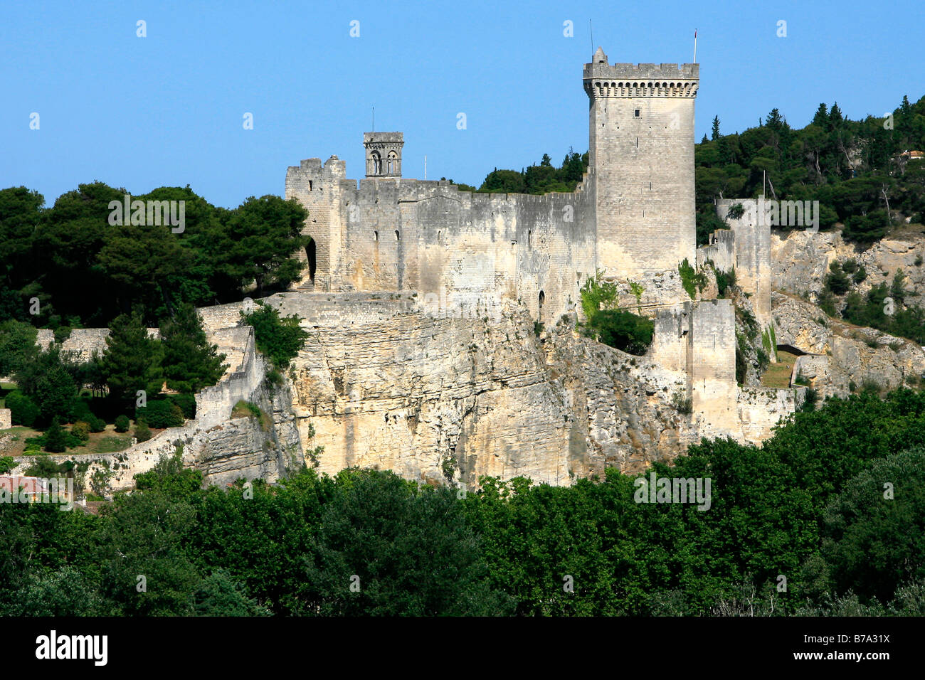 Beaucaire Castle in France Stock Photo - Alamy