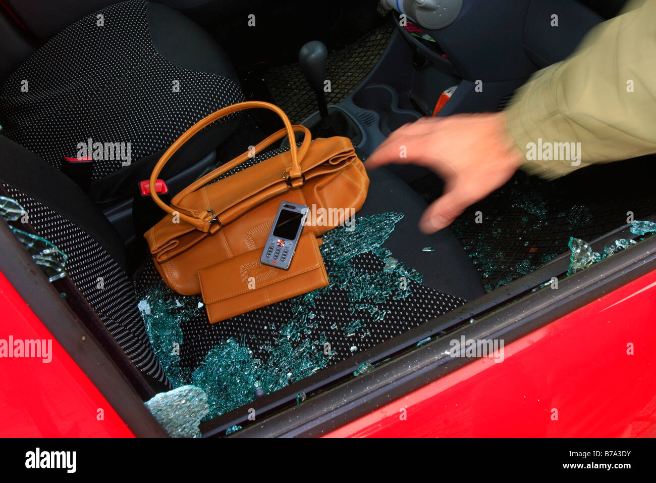 Car robbery hi-res stock photography and images - Alamy