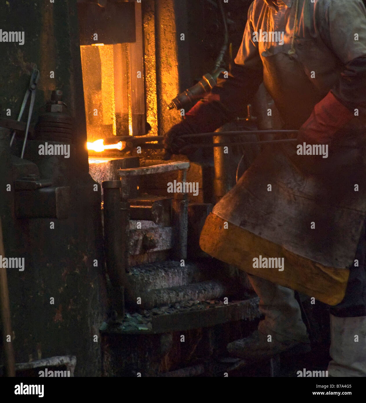 Inside a factory making manufactured goods with steel Stock Photo - Alamy